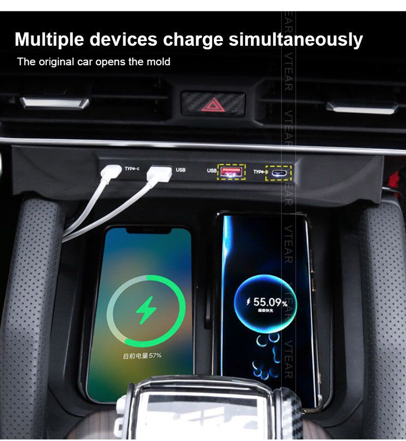 For Chery Jetour Traveller 2023 2024 USB Type-C Splitter Adapter Fast ...