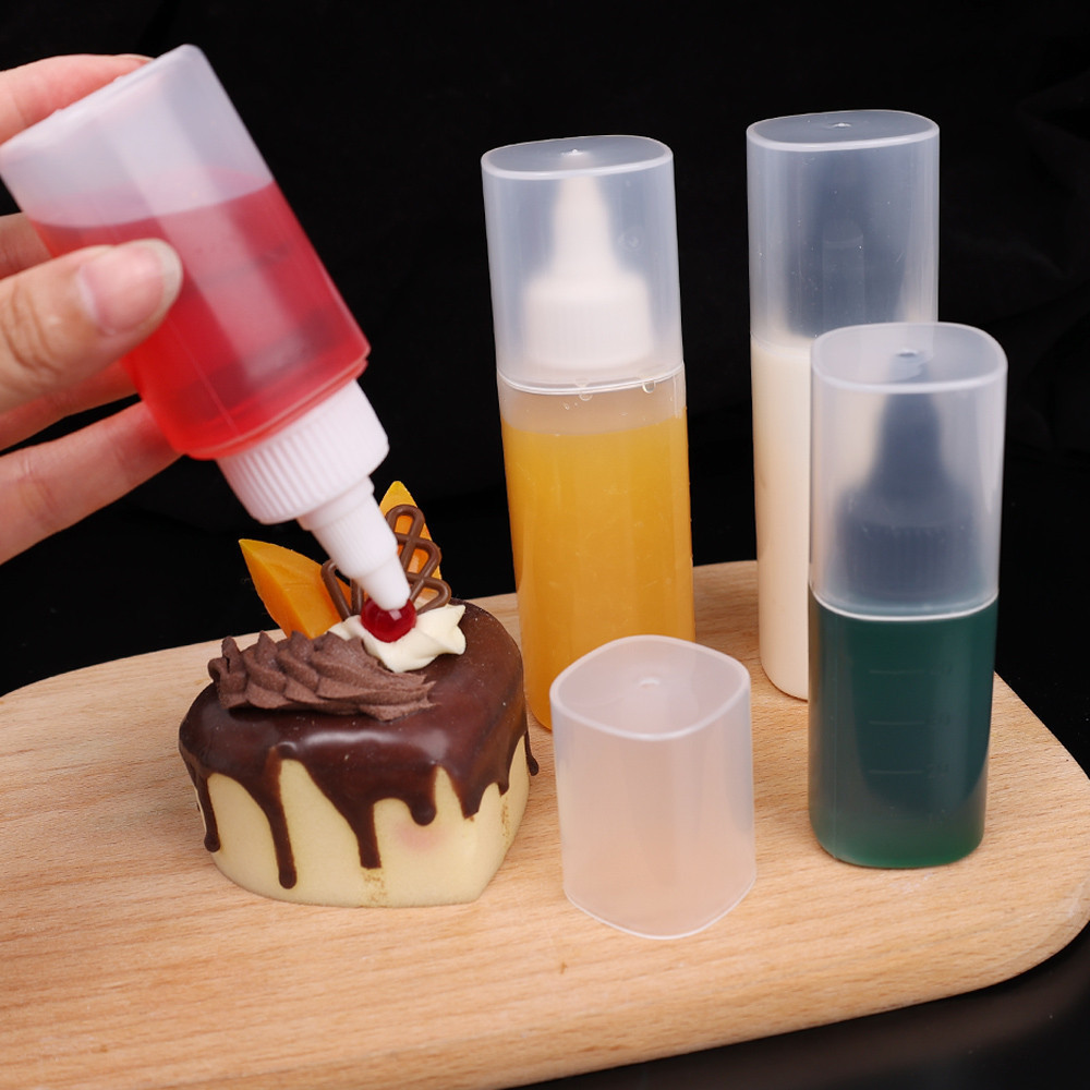[ Featured ] Jam Squeezing Bottle - Oil Vinegar Dispense Jar - Sauce ...