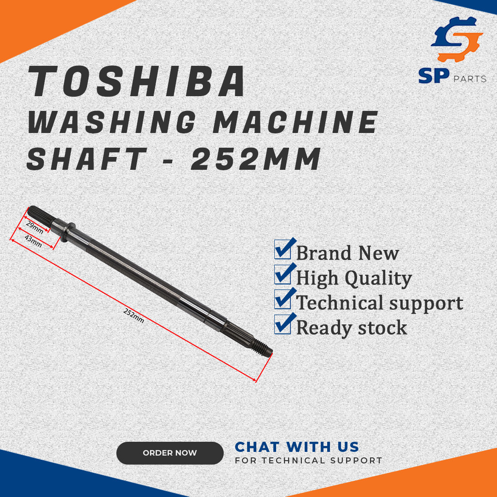 TOSHIBA WASHING MACHINE SHAFT - 252MM | Shopee Malaysia