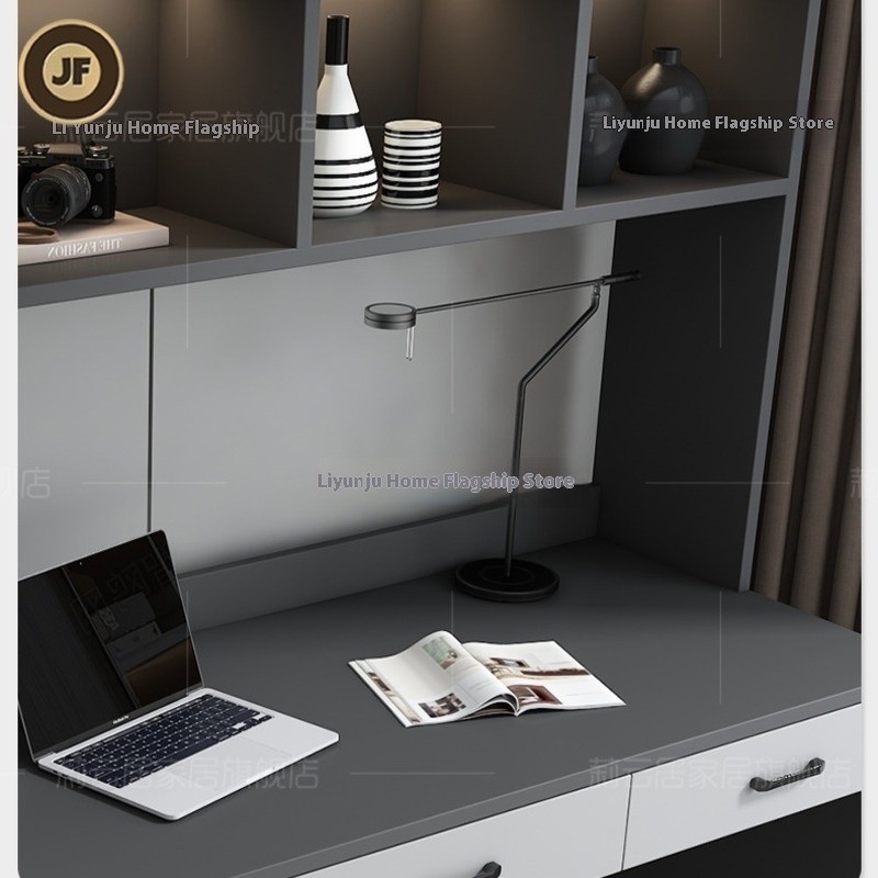 Cabinet Nic Office Student Computer Table Double Desktop Light Solid ...