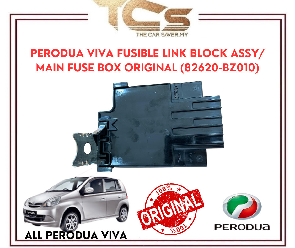 PERODUA VIVA FUSIBLE LINK BLOCK ASSY/MAIN FUSE BOX ORIGINAL (82620 ...