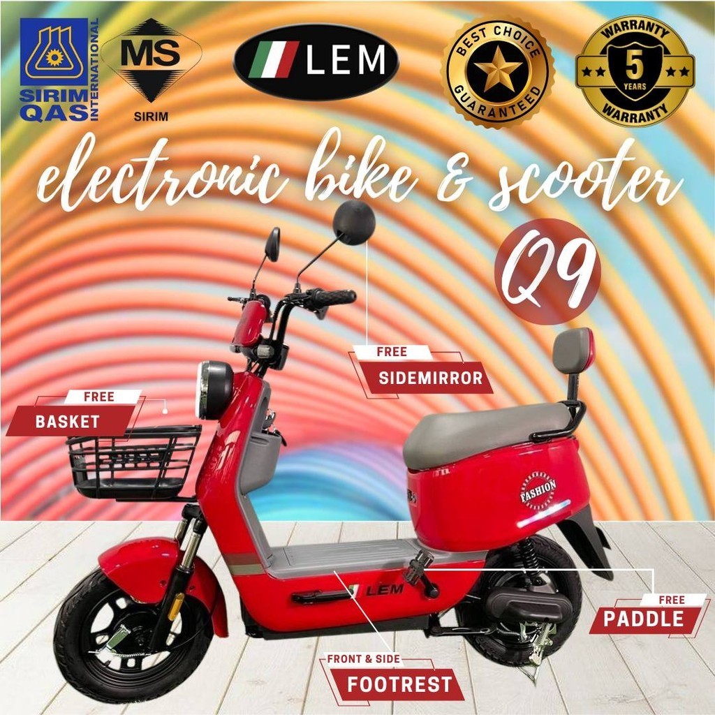 ★LEM★ NEW !!! Q9 (E-BIKE/E-SCOOTER) Electric Bike / Electric Scooter ...