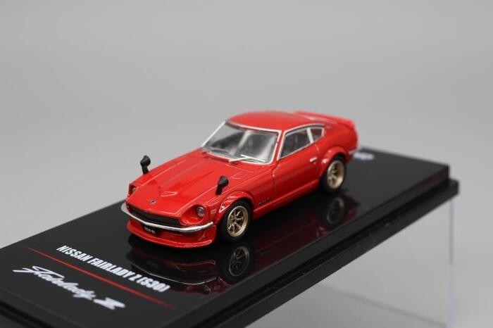 Inno 1:64 Motorhome sports car model Fairlady Lady Z Red S30 240Z ...