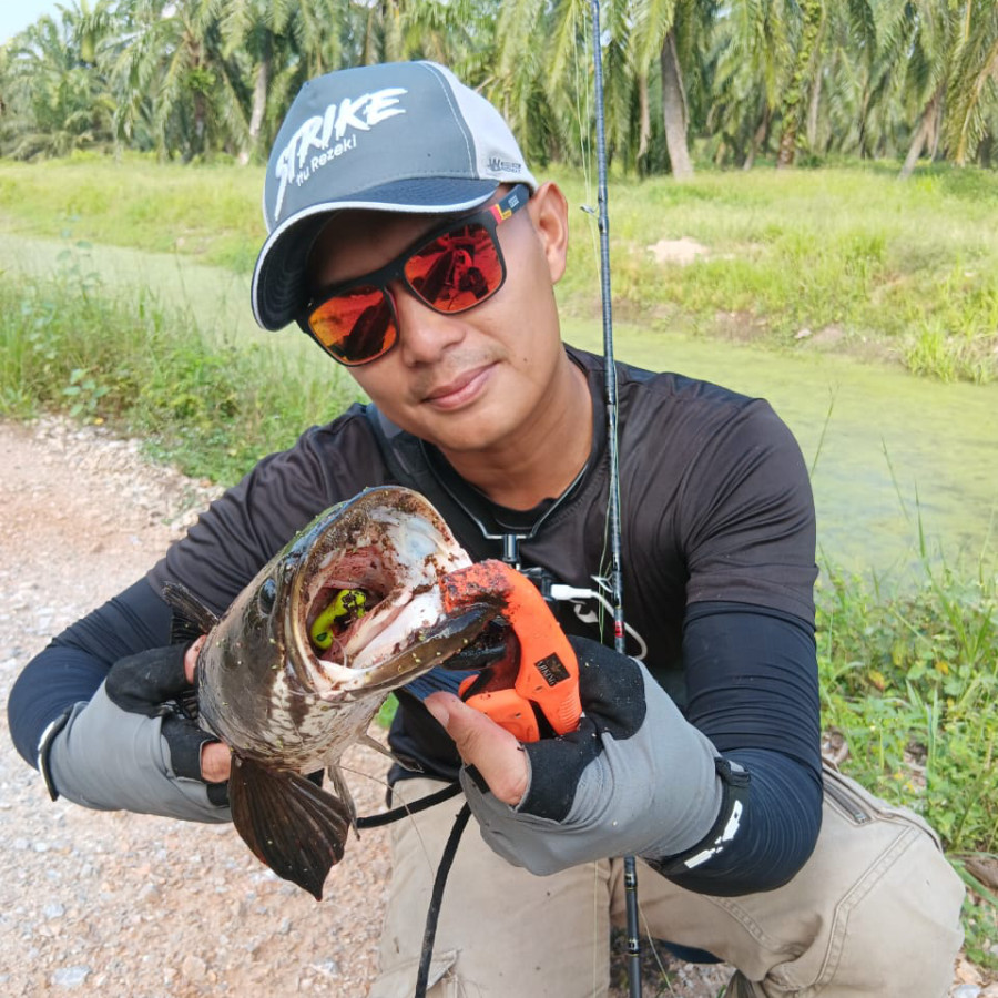EXP VENOM R/XR FROG Soft Rubber Frog Expert For Snakehead Hunter Haruan ...