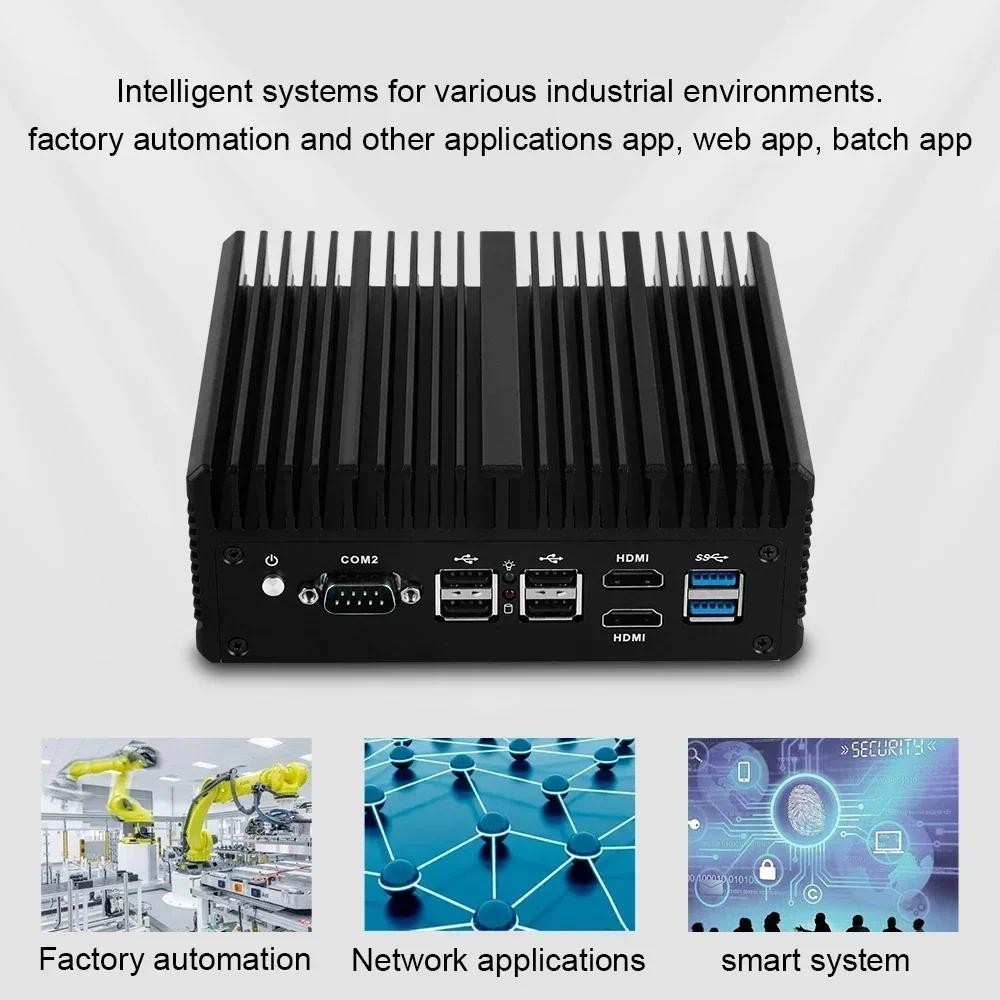 SZBOX W100 Soft Router N100 4*RJ45 I226 DDR5 8GB/16GB NVME SSD HD/DP ...