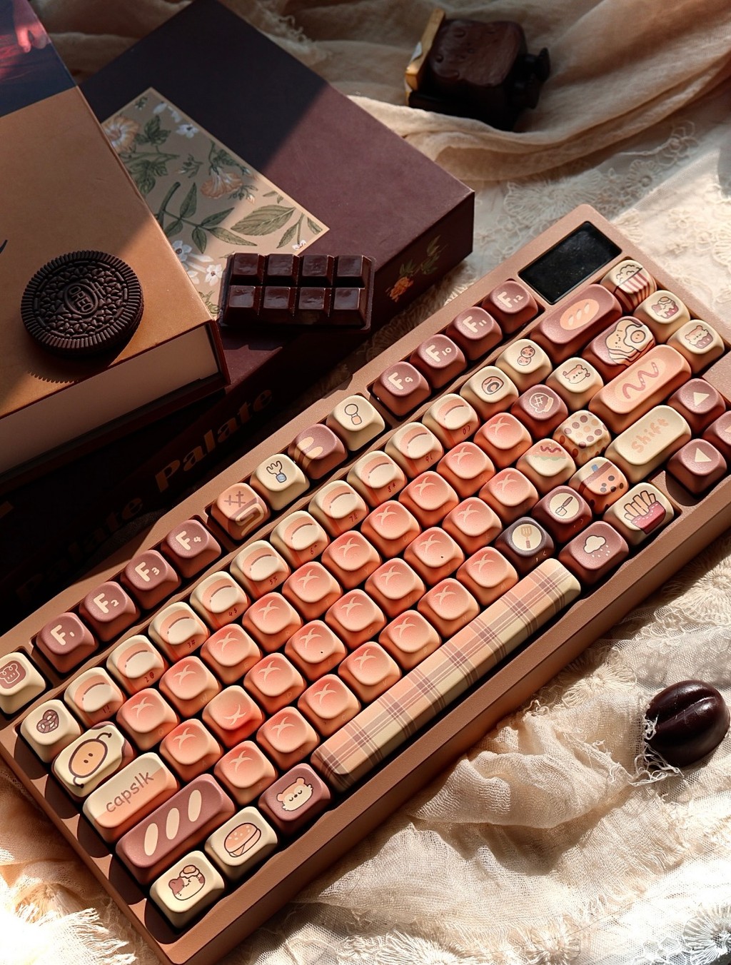 Delicious Bun Keycap MOA Profile 123 Keys PBT Dye Sublimation Wooting ...