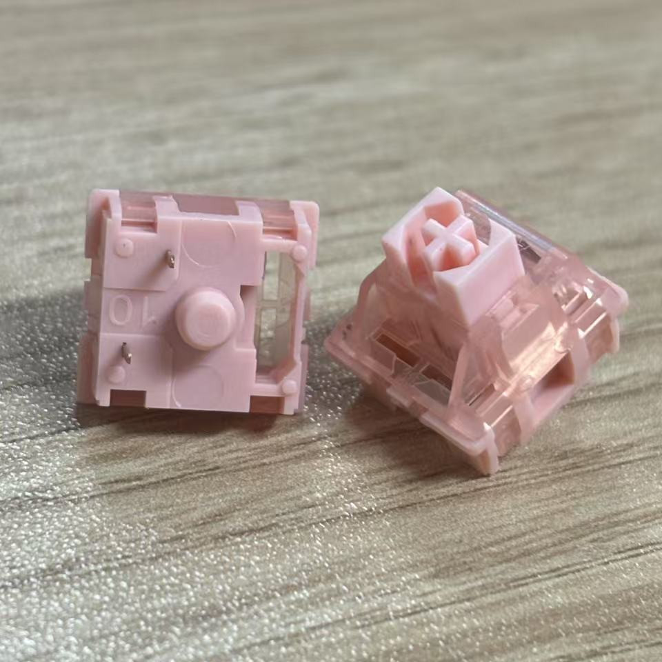 AKKO Sakura Pink Switch 3pin Linear 10pcs Factory Prelubed Hot ...