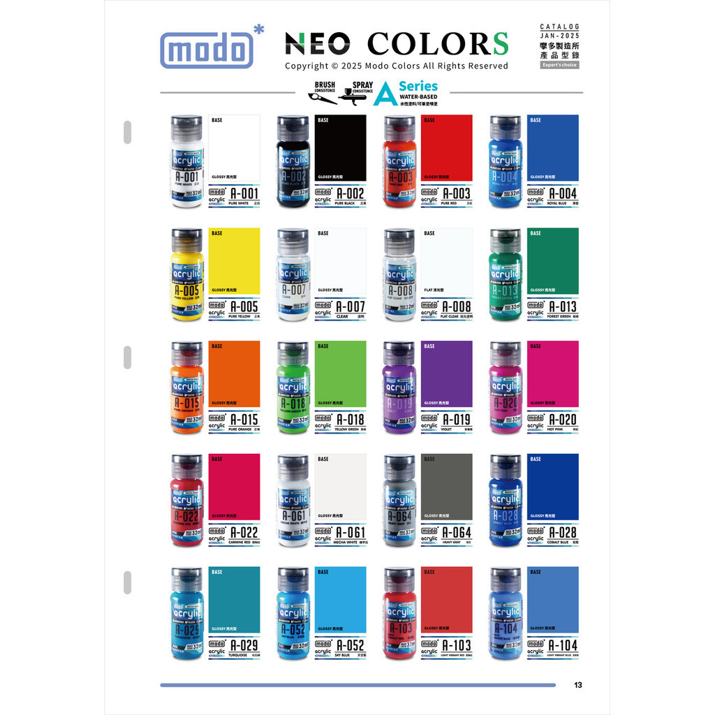 Modo Acrylic Water-Based Colors 32ml | Shopee Malaysia