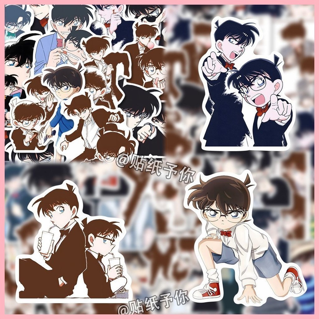 [GUYN] Stickers Detective Conan (55 Sheets) Kudo Shinichi Japanese ...