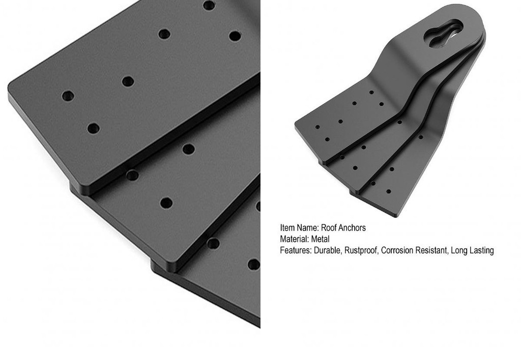 [MOONWHITE] Roof Brackets Roof Safety Equipment 3pcs Roof Safety ...