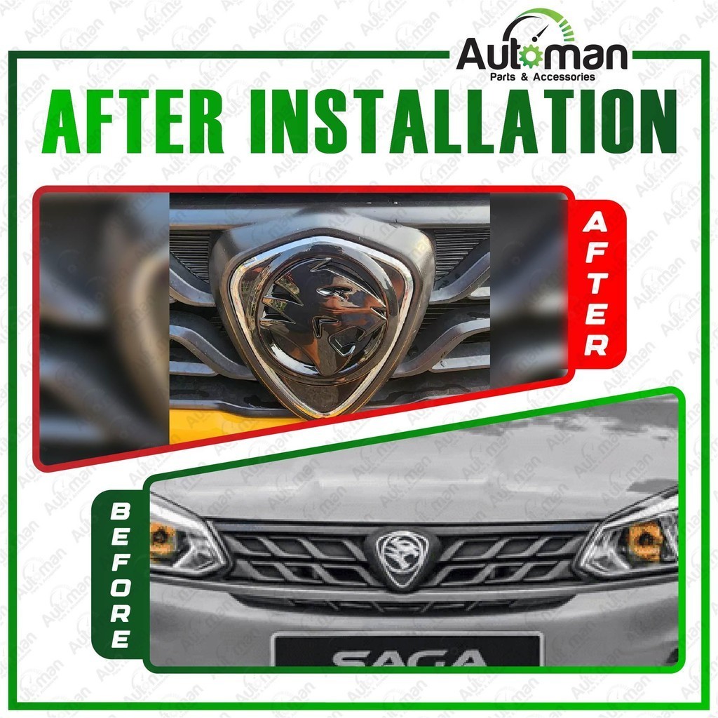 Car Logo Proton Cover Front Rear Steering Cover Saga VVT MC1 MC2 X50 ...