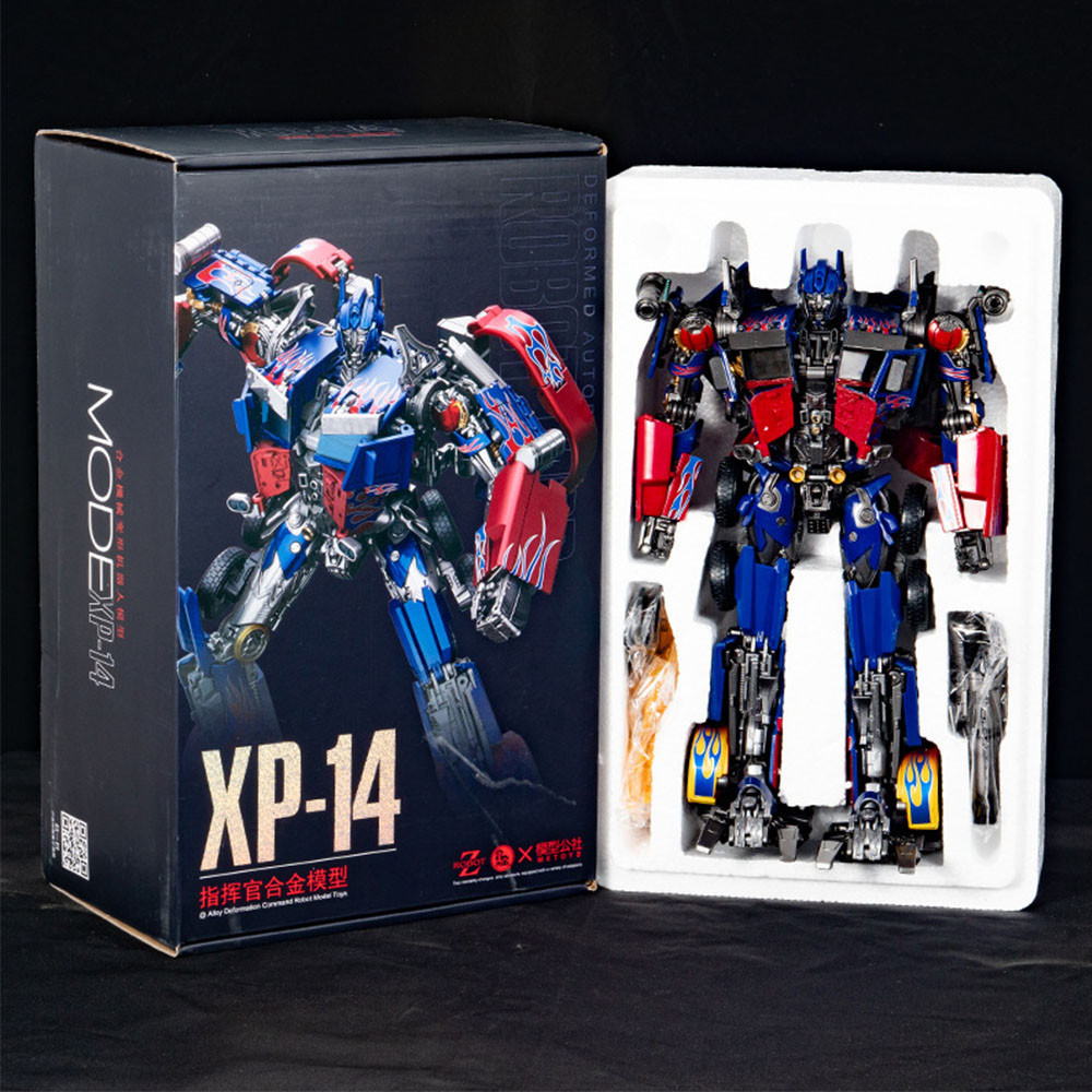 30cm XP14 Optimus Prime Transformer Figure Toys Big Commander Truck Model Car Robot Transforming ...