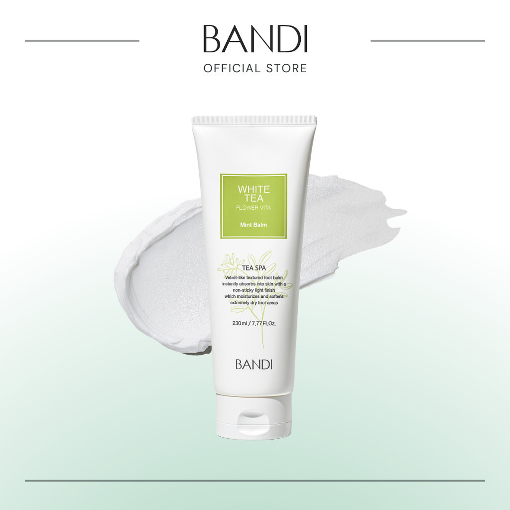BANDI Flower Vita Tea Spa Series - Mint Balm (Heel Foot Balm) 230ml ...