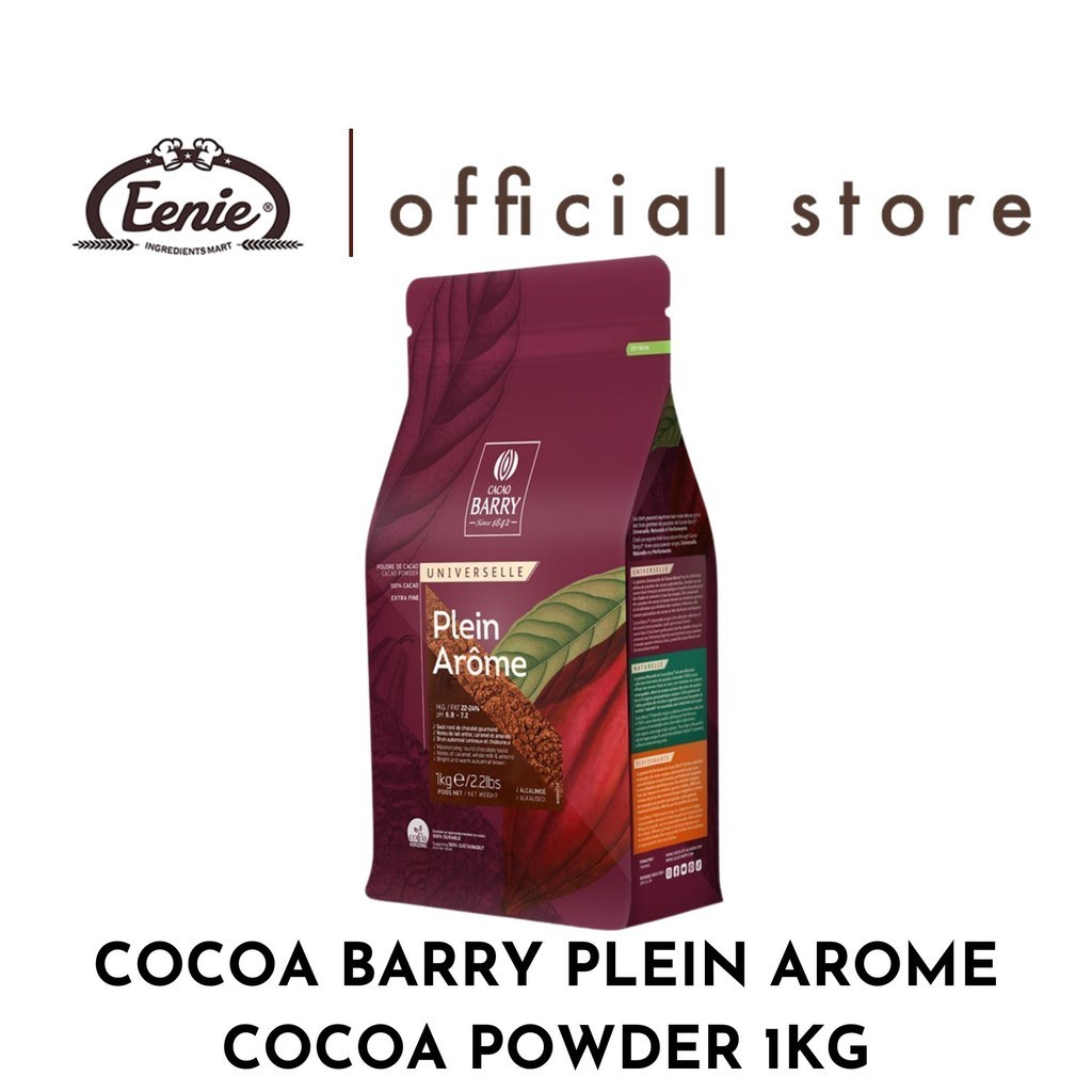 Cacao Barry Plein Arome Cocoa Powder 1kg | Cocoa Powder | 可可粉 | Serbuk ...