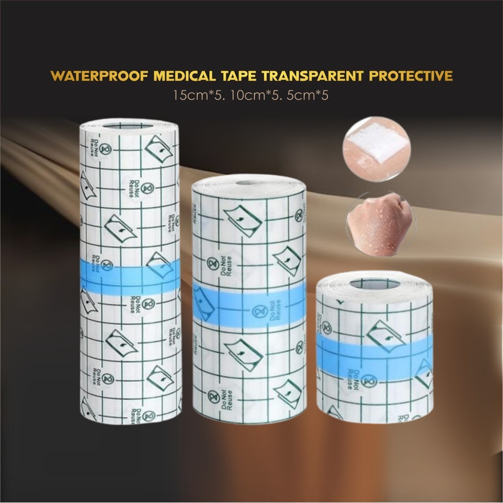 DC 10 Meter Waterproof Fabric Roll Dressing Roll Island Medical Tape ...