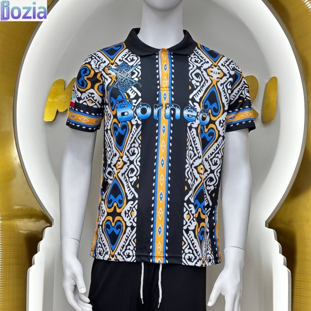 T-shirt Sabah Sarawak Ethnic Pattern Sarawakian Rolling Jersey State ...