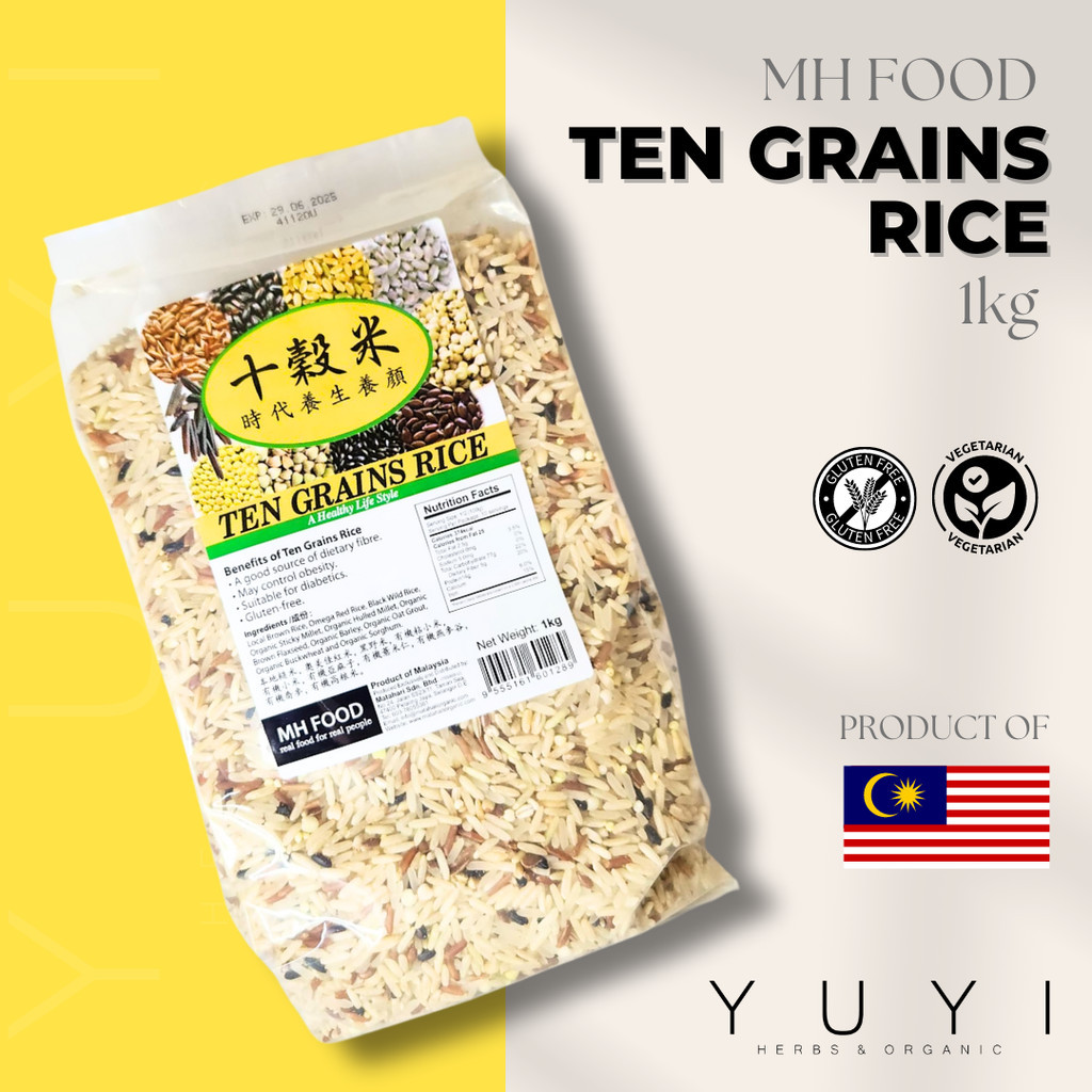 【MH Food】十谷米 Ten Grains Rice - 1kg | Shopee Malaysia