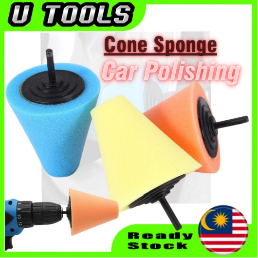 Cone Polishing Pad Sponge Buffing Pads for Automotive Car Wheels Hub ...