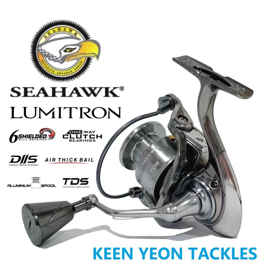 SEAHAWK LUMITRON FISHING REEL (SPINNING) | Shopee Malaysia