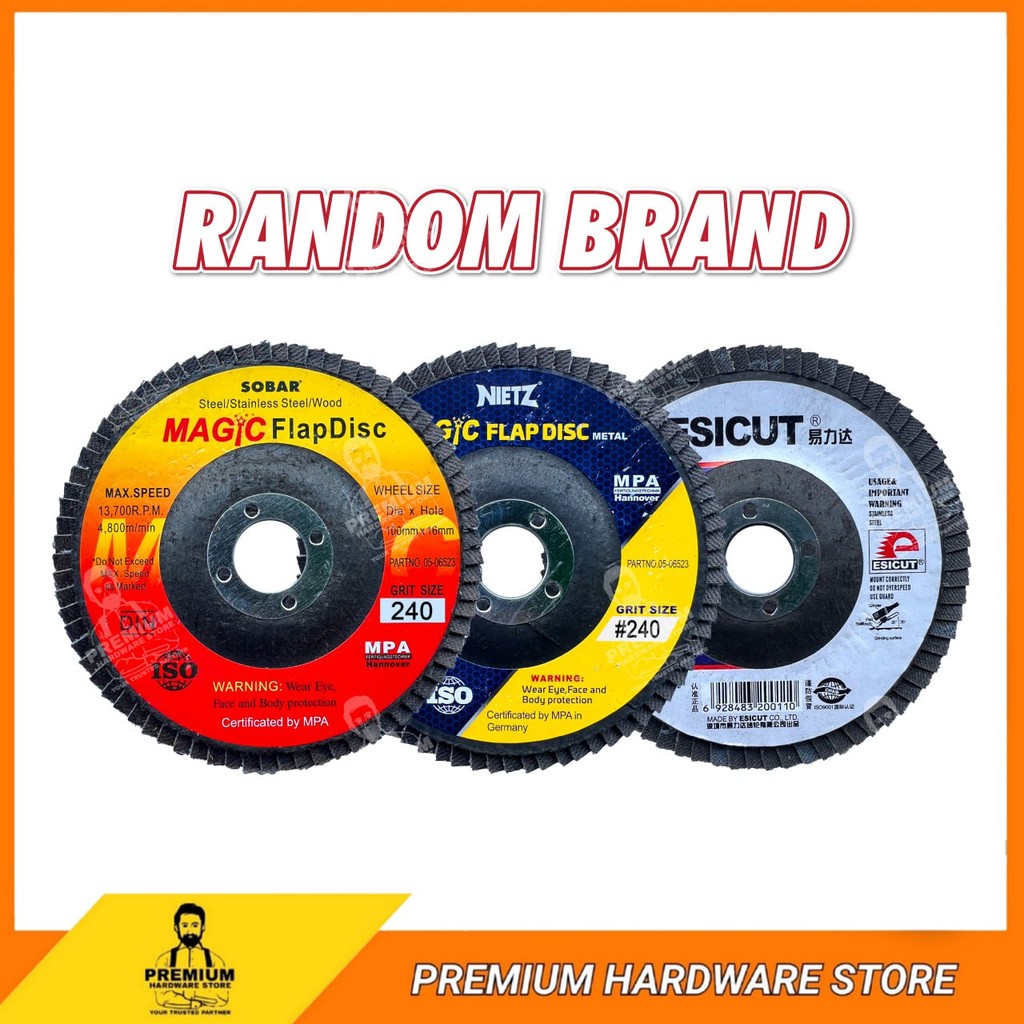 MAGIC FLAP DISC 4 INCH Grinder Abrasive Flap Disc Sanding Grinder Disc ...