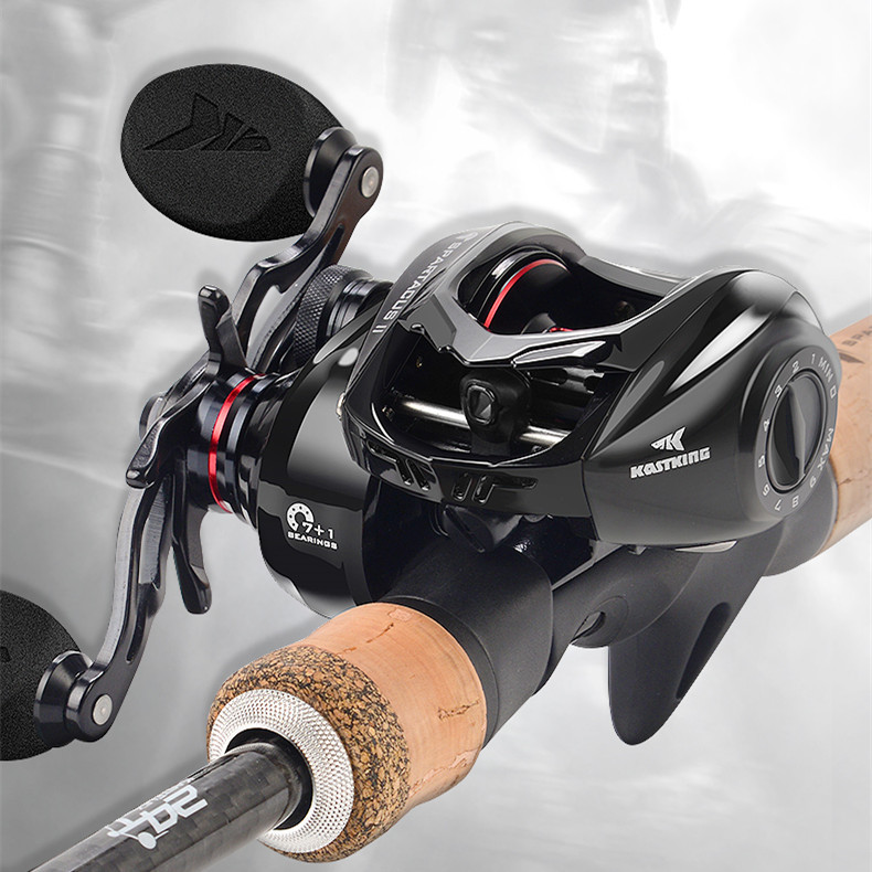 in stock KastKing Spartacus II Ultra Smooth Baitcasting Reel 8KG Max Drag 7+1 Ball Bearings 7.2 ...