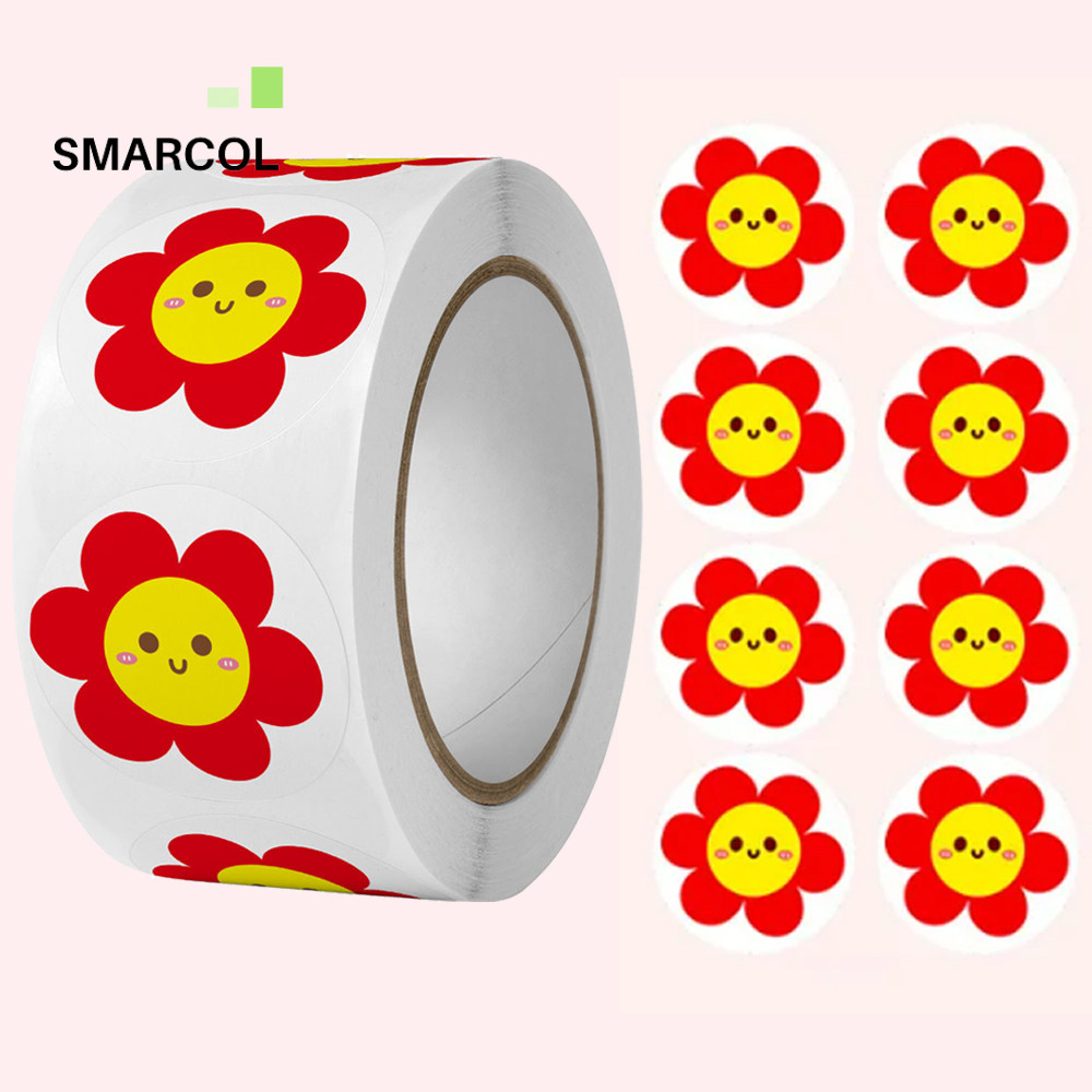 500pcs Reward Red Flowers Sticker for Kids Journaling Motivational ...