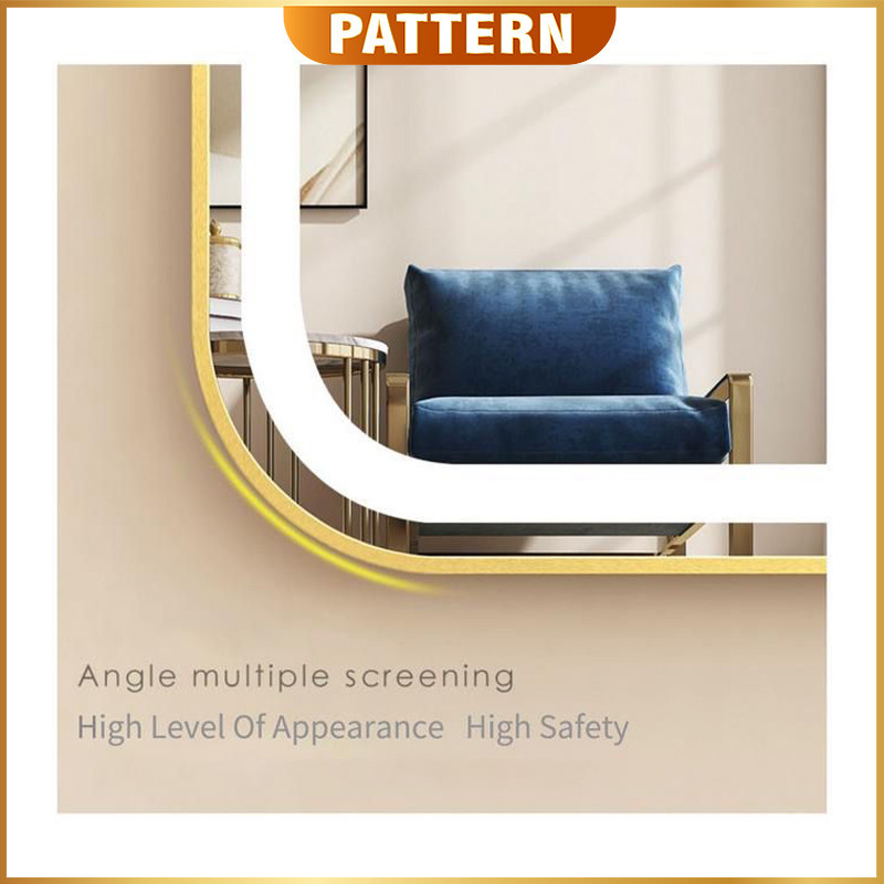 PATTERN LED Full Length Arch Mirror 150cm x 40cm LED Mirror with Light ...