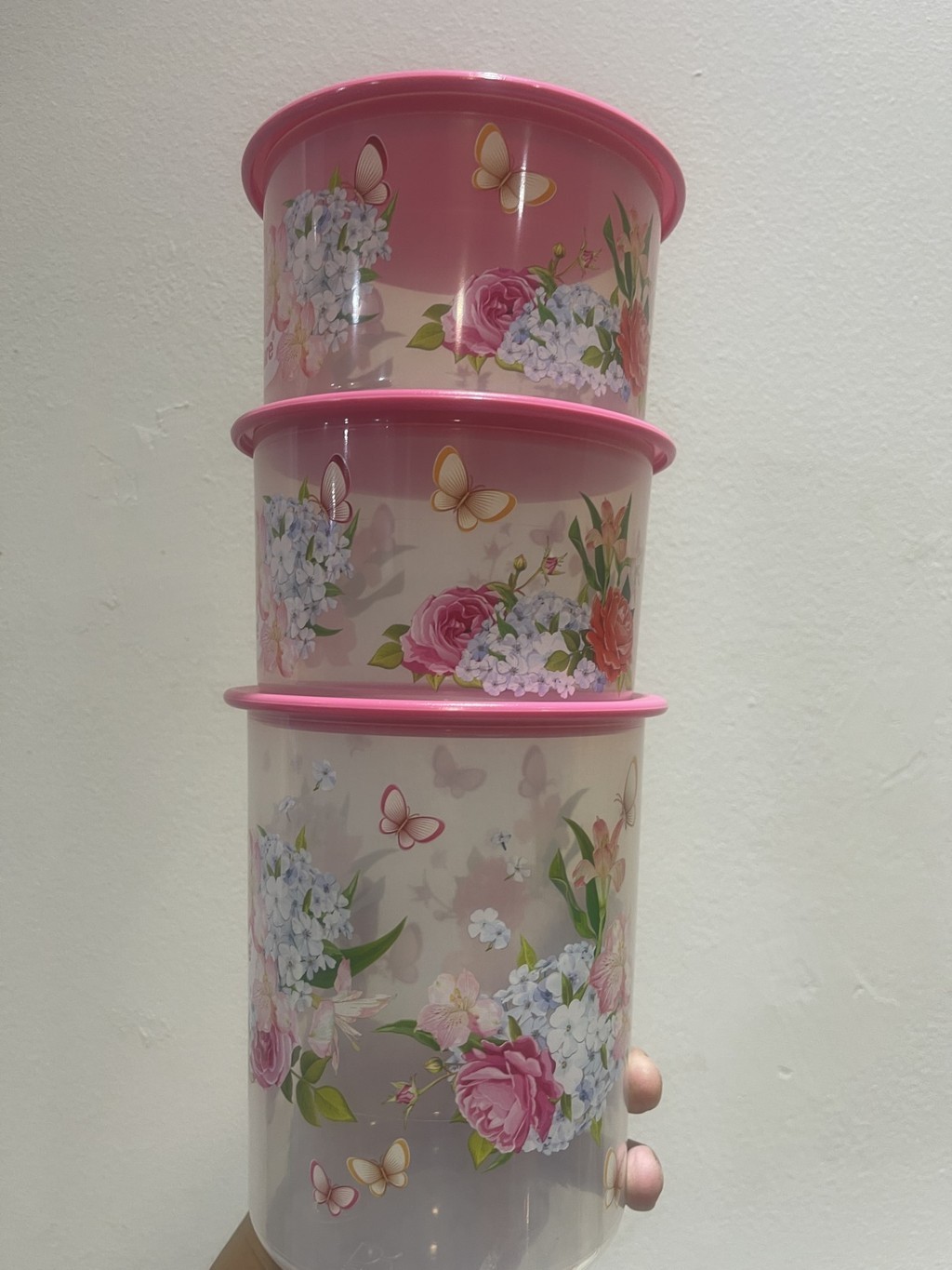 Tupperware-One Touch Spring Garden/ Bekas Kedap Udara/ Airtight Food Container/ Gula Tepung Kuih ...