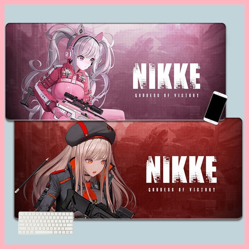 Mouse Pad Goddess of victory: Nikke Nikke Goddess of Victory Mouse Pad Oversized Cartoon Game ...