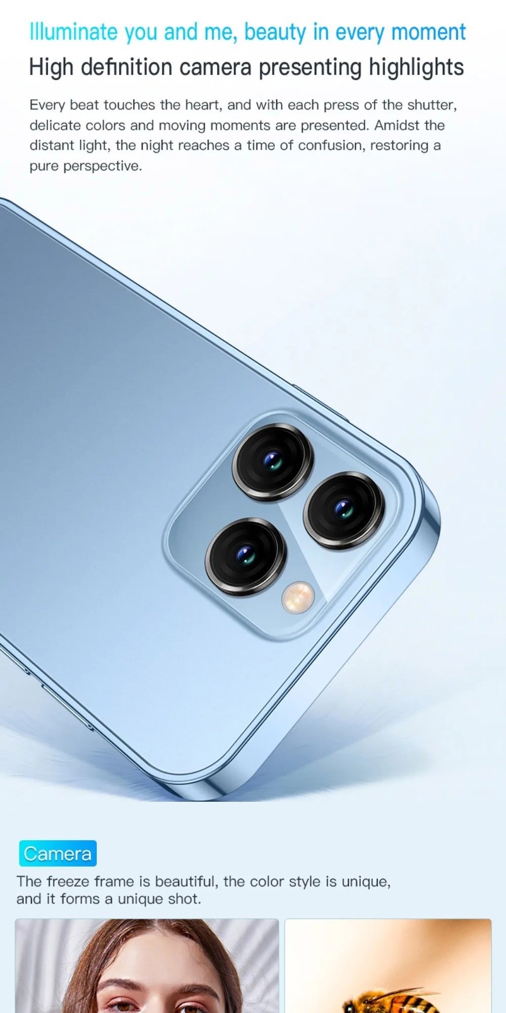 SOYES XS15 Ultra-thin 3.0Inch Small Phone 2GB+16GB Android 8.1 Dual SIM ...