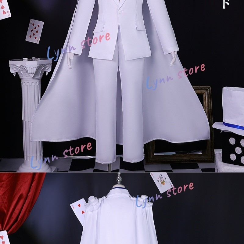 Anime DETECTIVE CONAN Magic Kaito Cosplay Costume Adult Kids Size The ...