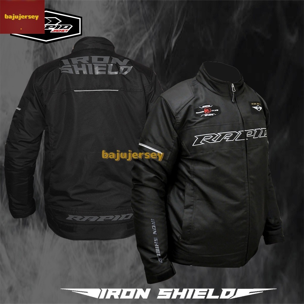 Premium RAPID IRONSHIELD motorcycle jacket reflective, ventilated, anti ...