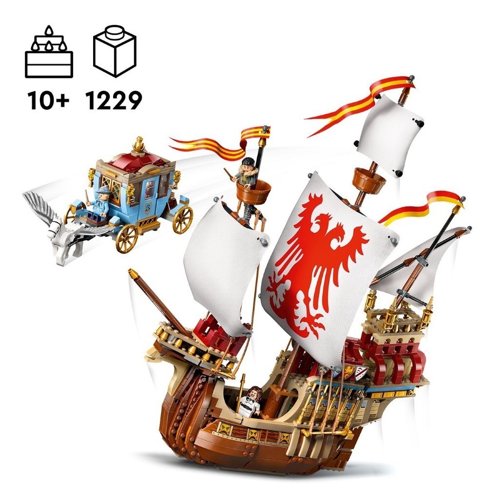 LEGO 76440 Harry Potter Triwizard Tournament: The Arrival Building Toy ...