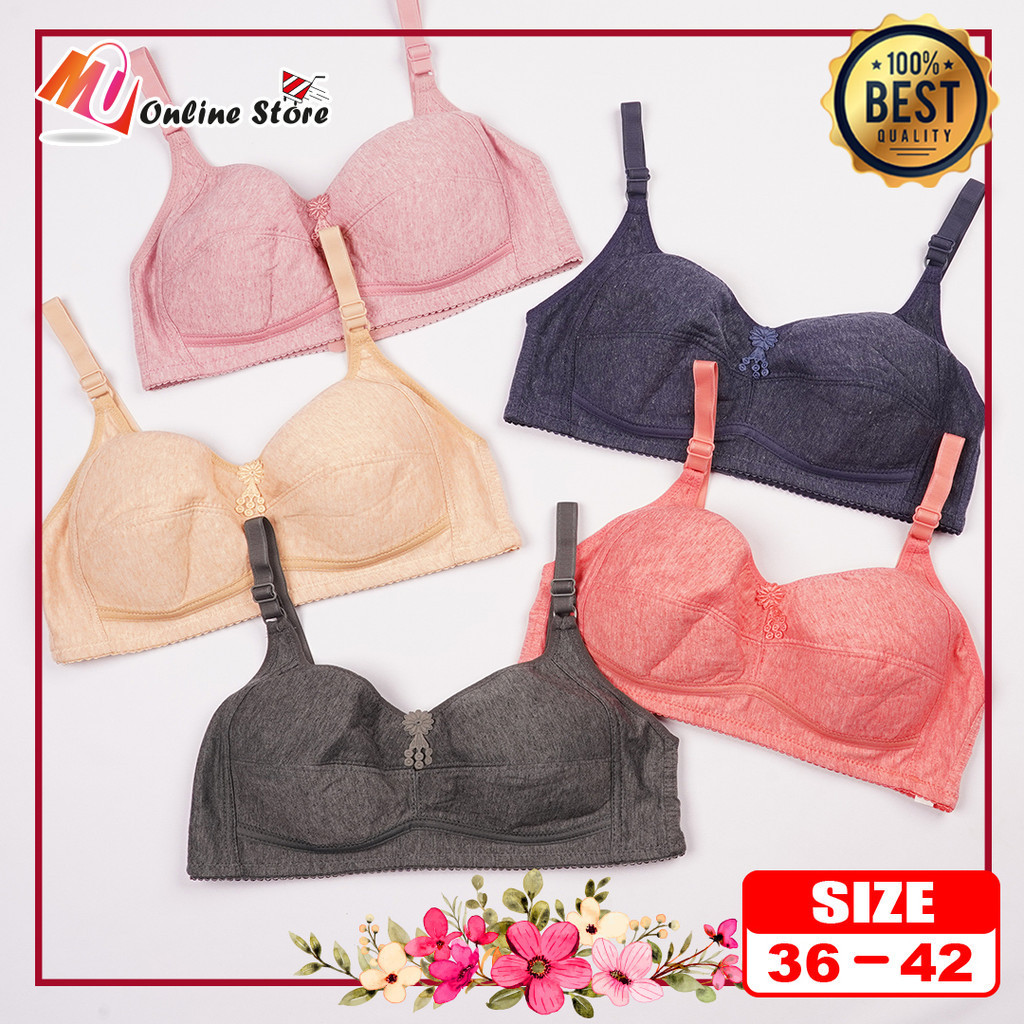 MU BRA DEWASA CUP C / NON PADDED & NON WIRED BRA / BAJU DALAM DEWASA ...