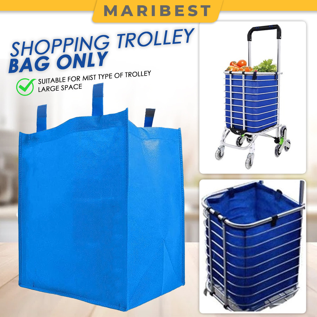 Shopping Trolley Bag Only Shopping Bag Foldable Canvas Bag Grocery ...