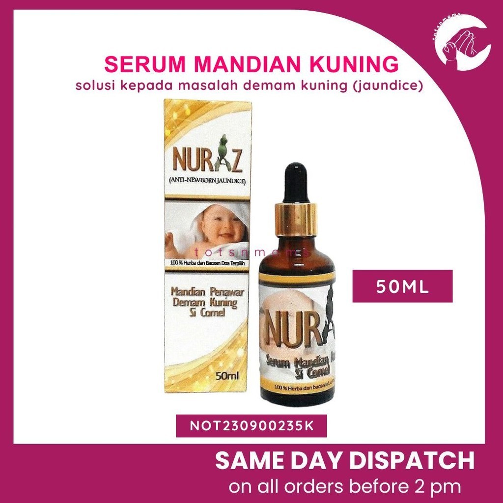 Nuraz Mandian Baby Kuning Penawar Demam Kuning Si Comel - 50ML with FREE GIFT totsnmoms | Shopee ...