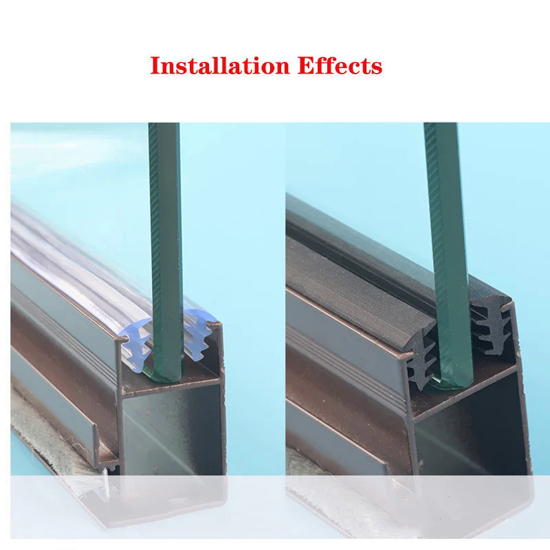 5M Door and Window Sealing Strip | Aluminum Alloy Fixed Glass Gap ...