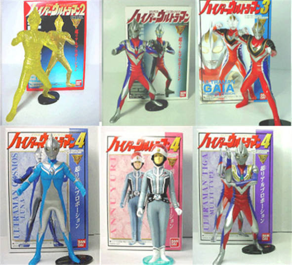 Bandai Genuine Ultraman HP Box Egg Monster Gold Shining Diga Anno Gaia ...