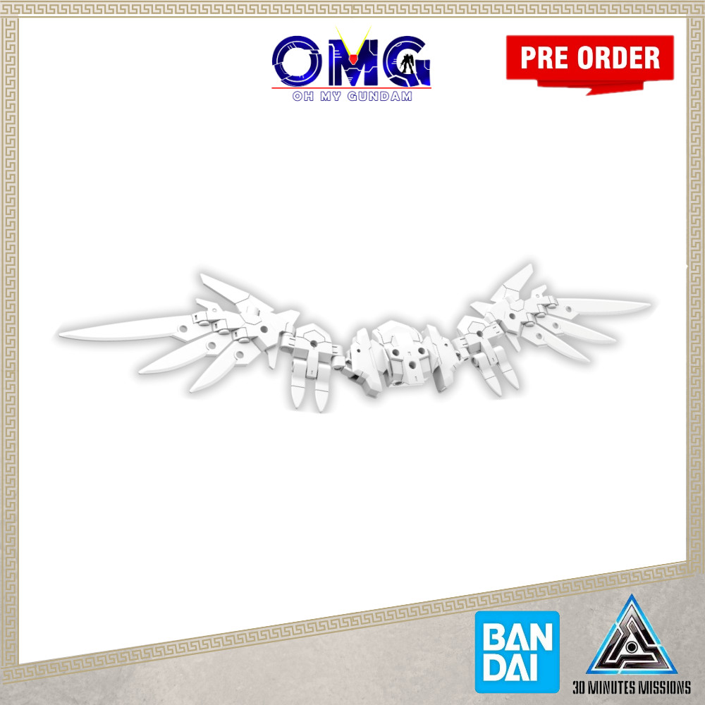 [OMGPO Nov 2024] Bandai 30MM 1/144 Option Parts Set 17 (Wing Unit 1 ...