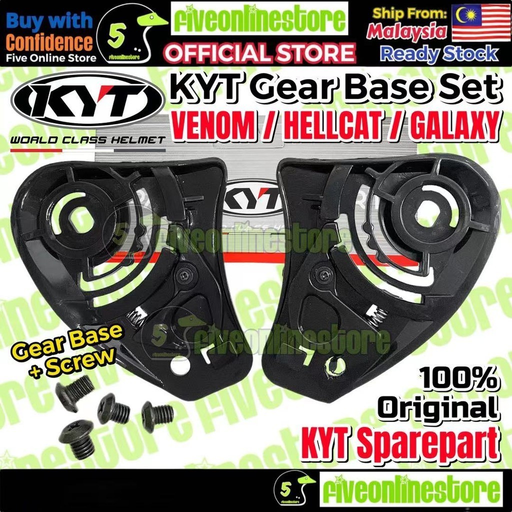 Original KYT Gear Base KYT Venom / KYT Hellcat / KYT Galaxy Slide ...