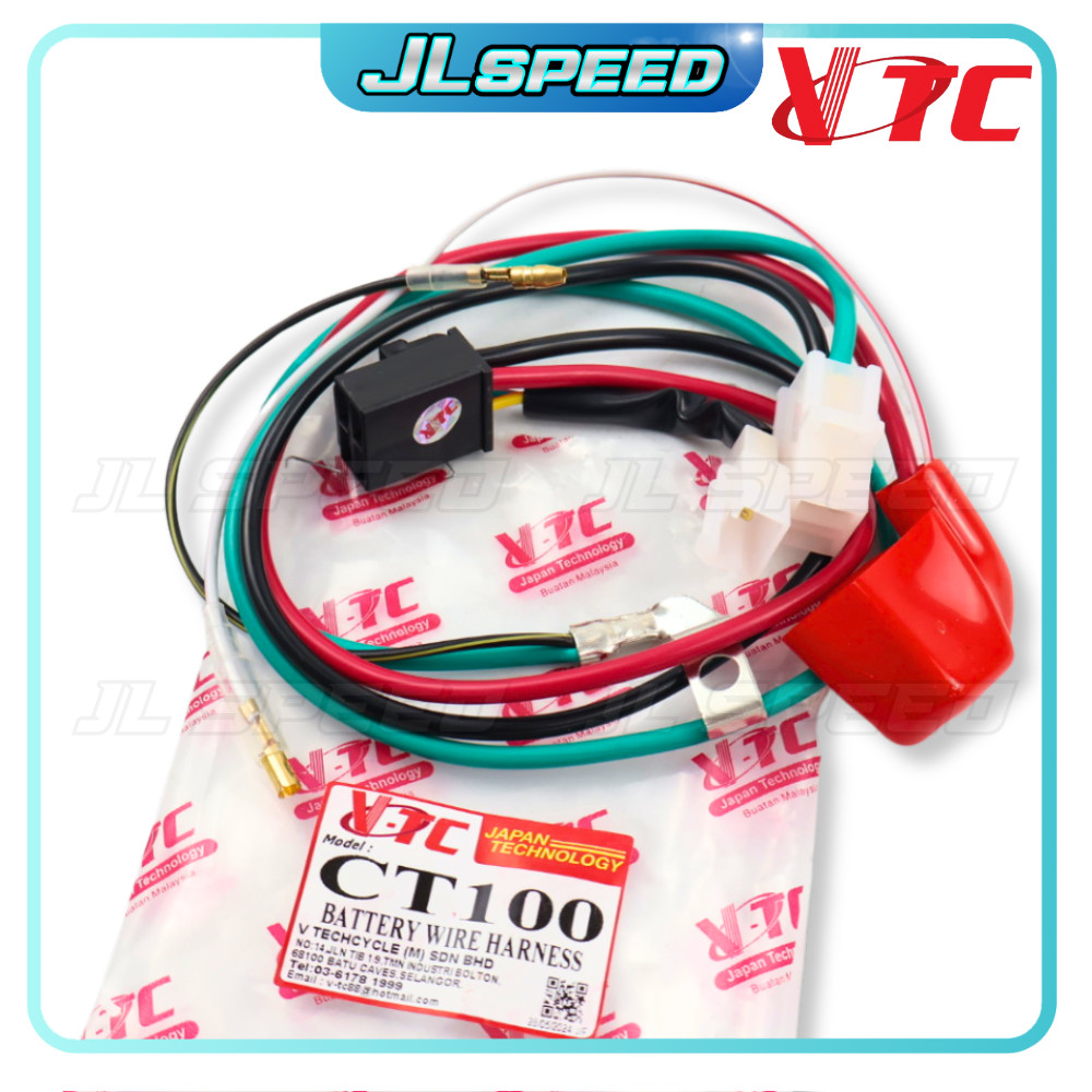 MODENAS CT100 CT 100 Fuse Holder Sub Battery Wire Hardness Harness ...