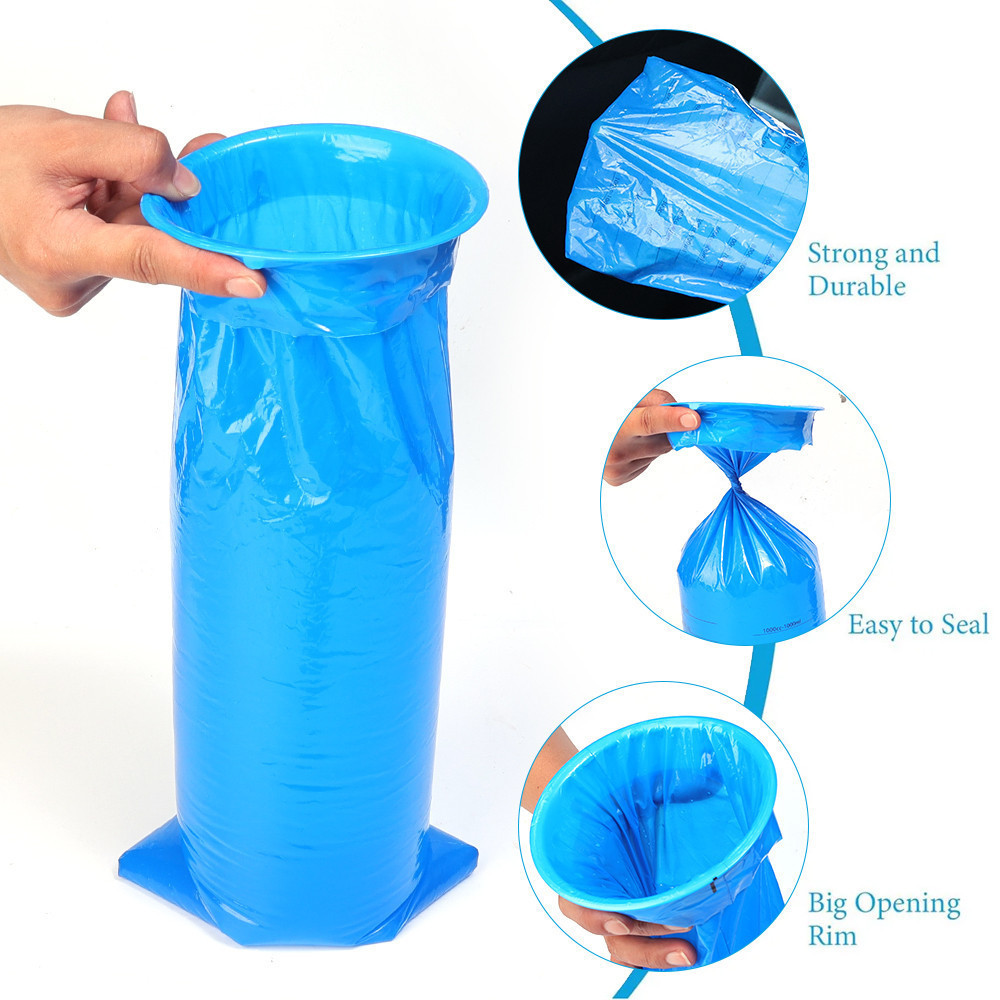 10Pcs 1000ML Disposable Vomit Bag - Emergency Puke Cleaning Bag - Large ...