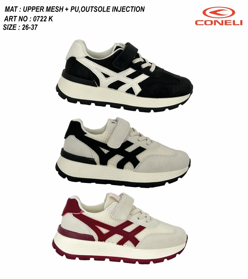CONELI SJG 0722K Kid Jogging/Walking/Casual Lightweight Kid Shoes/Kasut ...