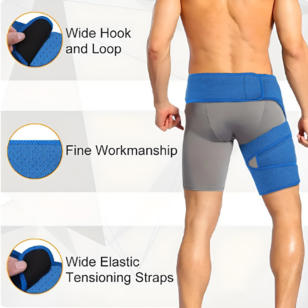 1pcs Hip Support Brace Groin Support Bandage Hip Support,Thigh ...