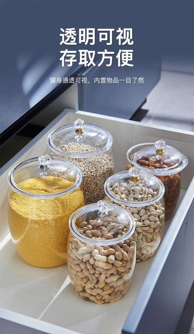 Ready Stock Transparent Airtight Bucket Insect Proof Wide Mouth ...