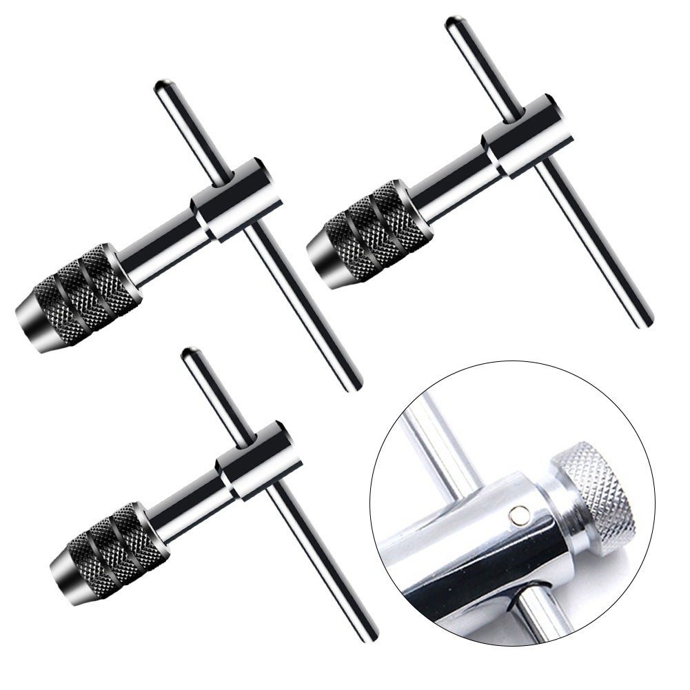 【Angel】 Adjustable T Type Tap Wrench Hand Thread Tap Holder M3-M6 M5-M8 ...