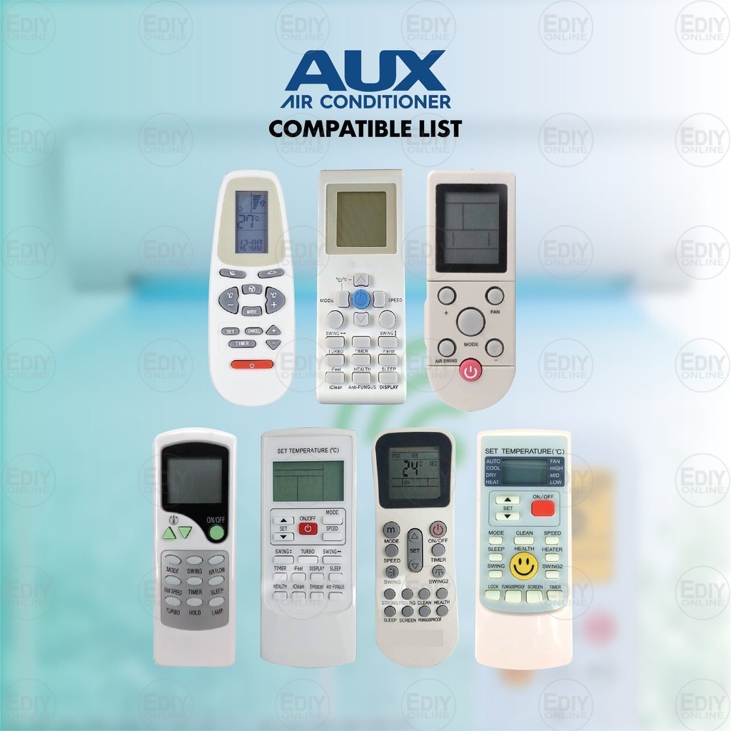 【𝐅𝐑𝐄𝐄 𝐁𝐀𝐓𝐓𝐄𝐑𝐘 𝐀𝐀𝐀 𝐗𝟐】UNIVERSAL REMOTE CONTROL FOR AUX AIR CONDITIONER ...