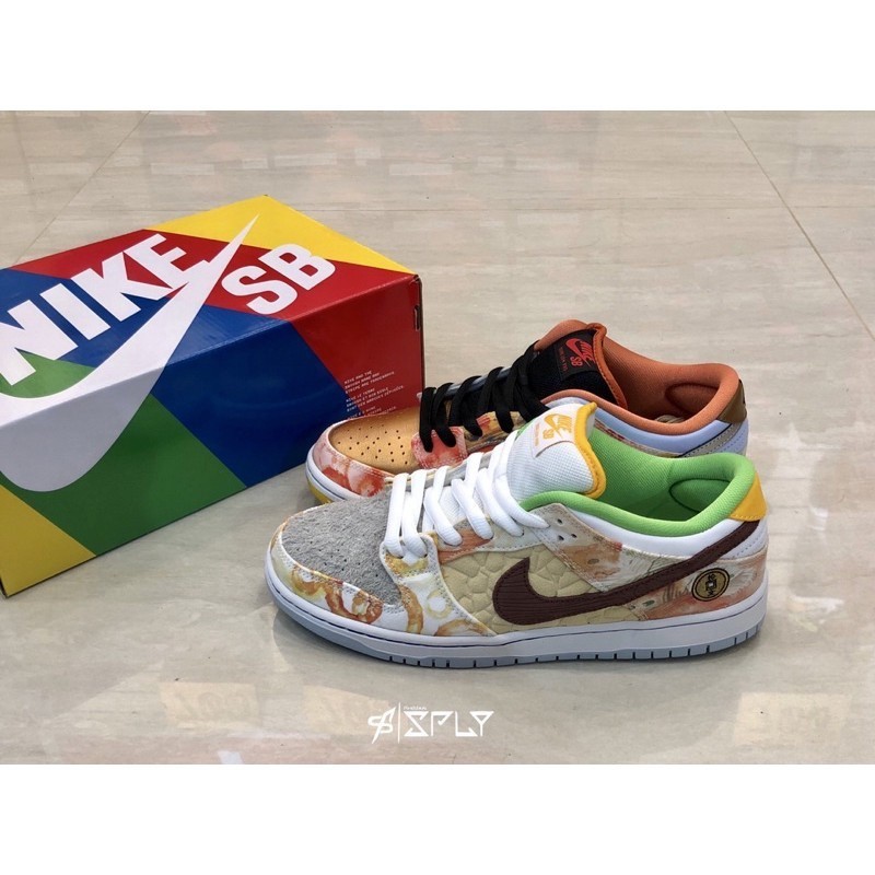 Nike SB Dunk Low Street Hawker Ready Bag High Quality Food Mandarin ...