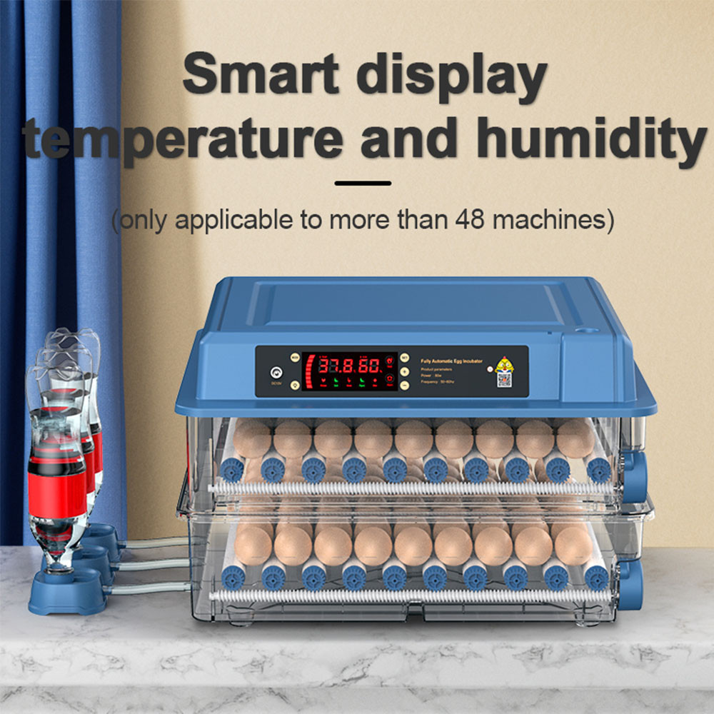 192/128/100/64 Eggs Incubator Fully Automatic Temperature Control ...