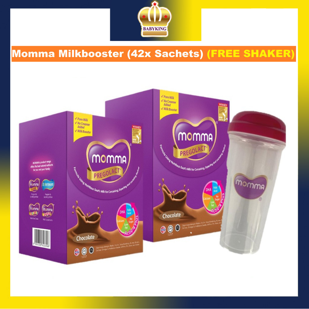 Original MOMMA® Pregolact® Chocolate 840g (42x Sachets/2 Boxes)Tambah ...